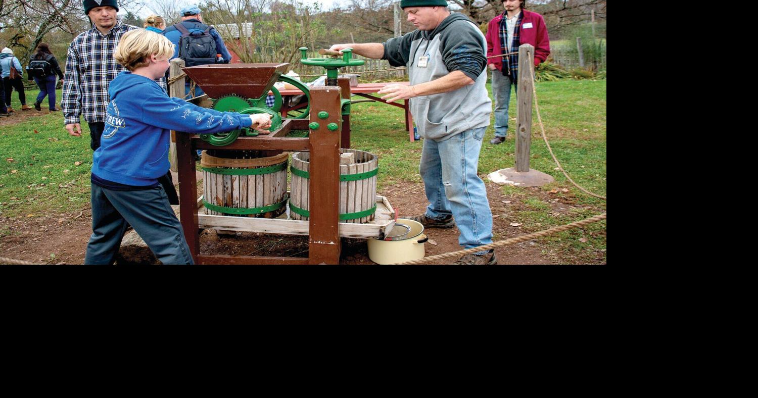 A day on the farm: Howell visitors learn to make apple cider ...