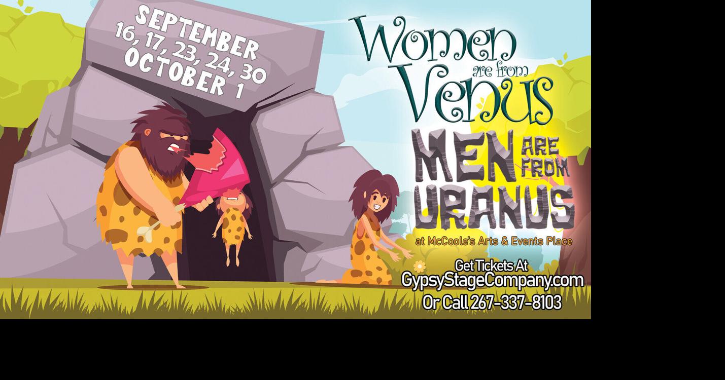 "Women are from Venus, Men are from Uranus" | On stage ...