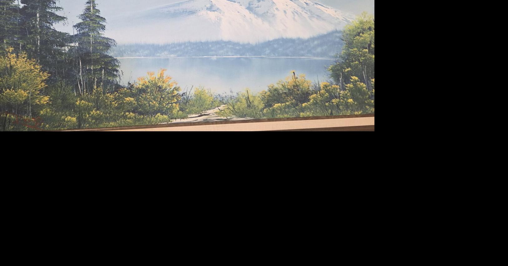 Big value in Bob Ross paintings of “happy trees” | Homes & Gardens ...