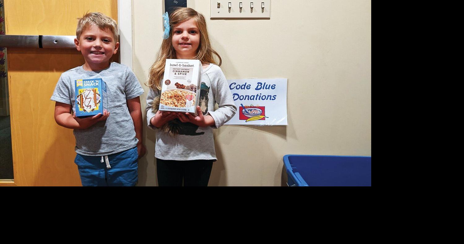 Woodside Christian Preschool gives thanks with donations for Code Blue ...