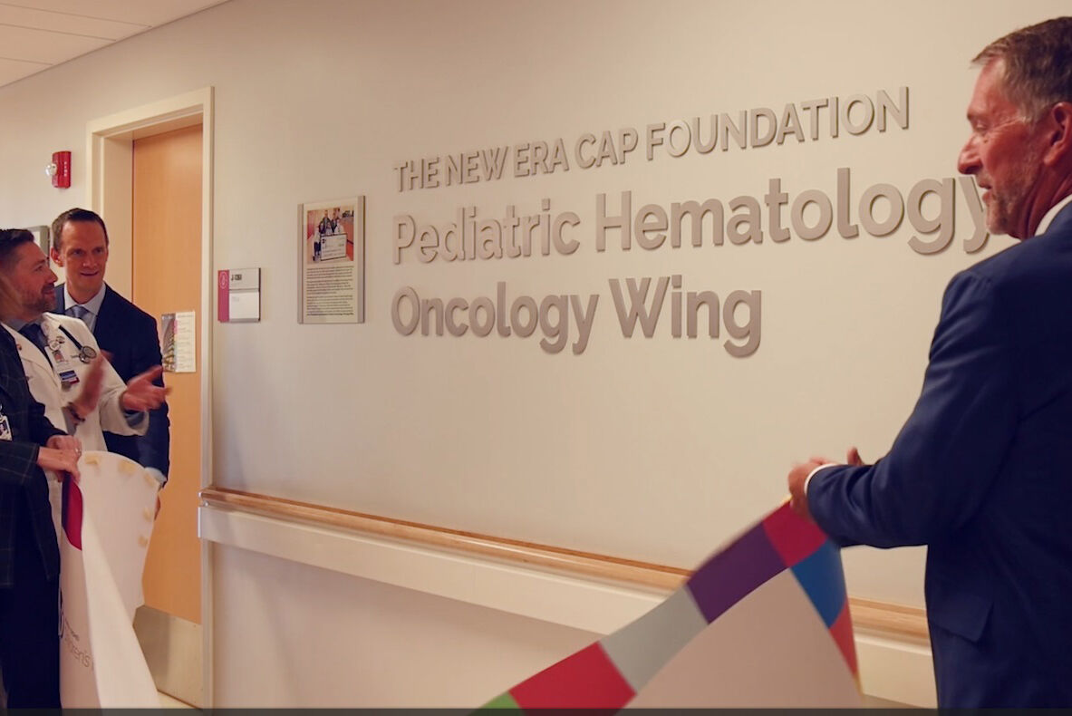 Oishei celebrates 'remarkable' gift from New Era Cap Foundation