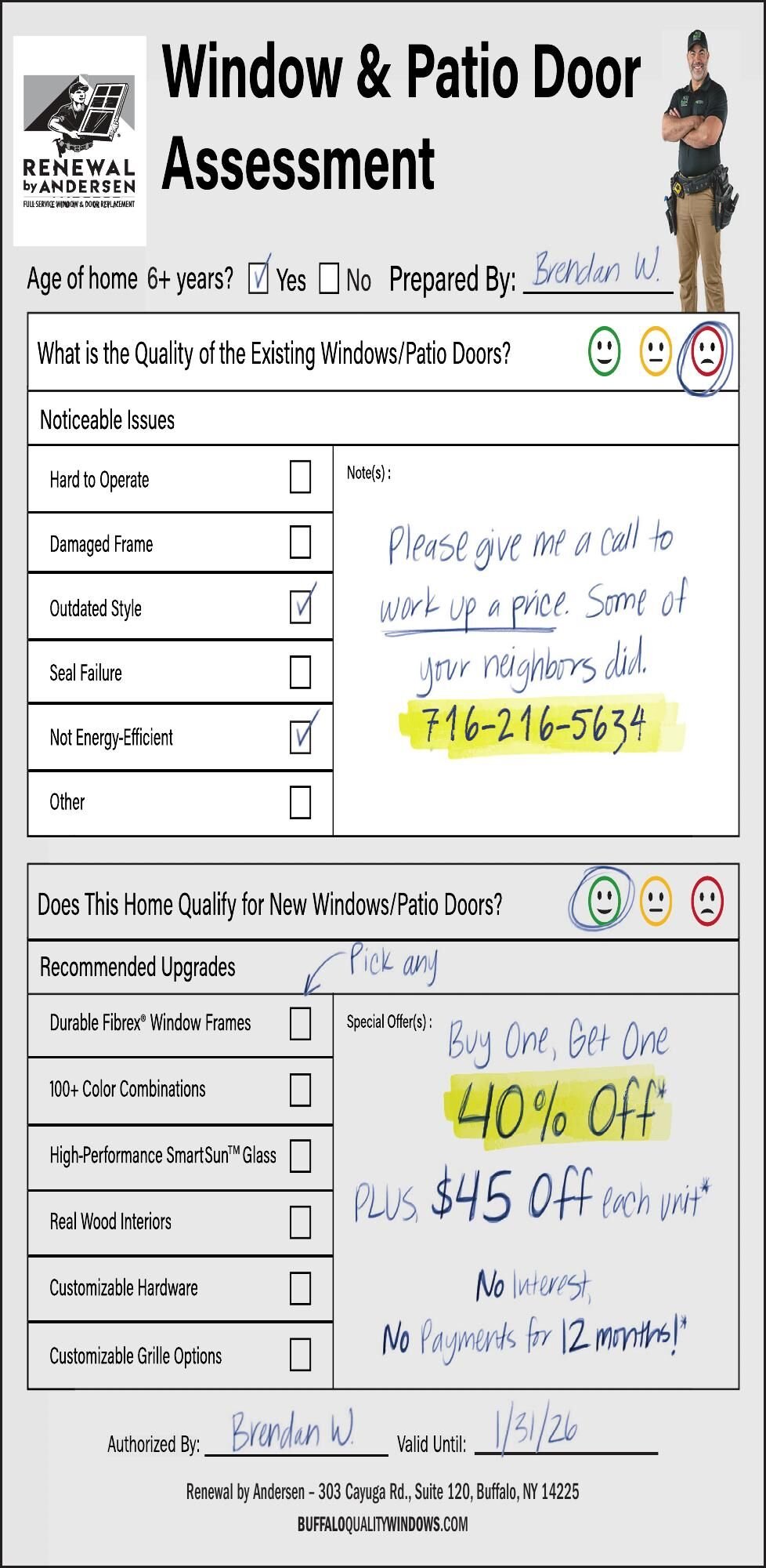 RENEWAL BY ANDERSON - PFP