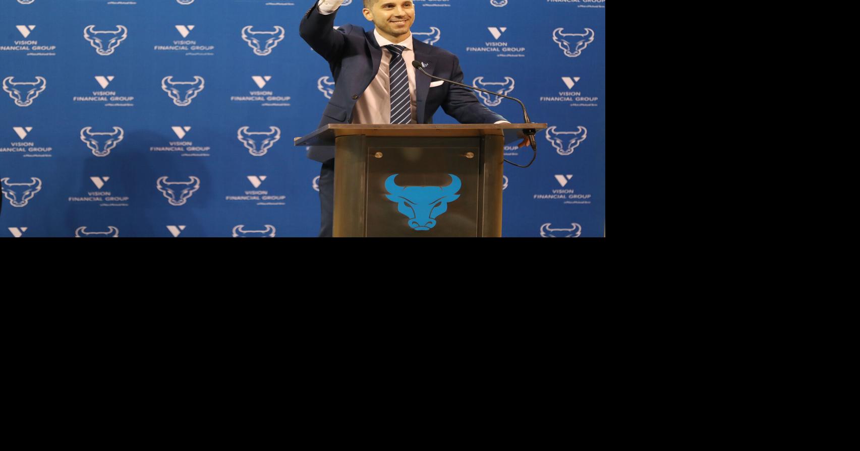 UB introduces men's basketball coach George Halcovage