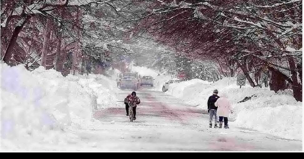 Emergency 'strike teams' punched through the snow