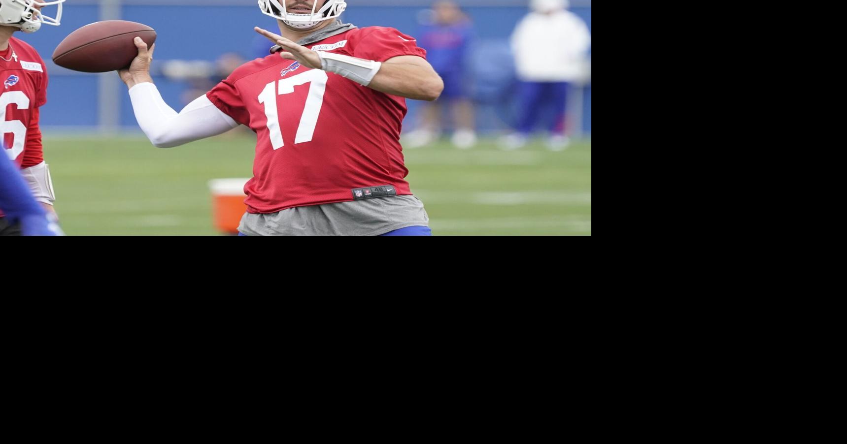 Bills QB Josh Allen refining his throwing mechanics