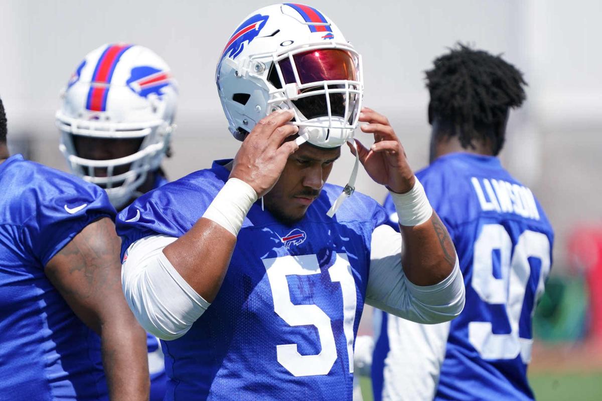 Bills elevate defensive linemen Eli Ankou, Kingsley Jonathan from ...