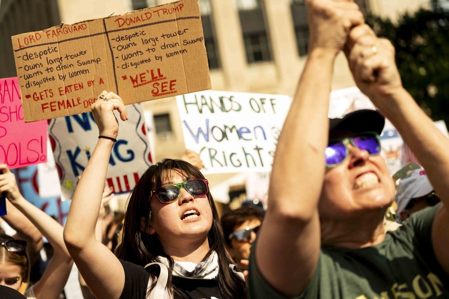 Thousands protest Trump administration in Niagara Square