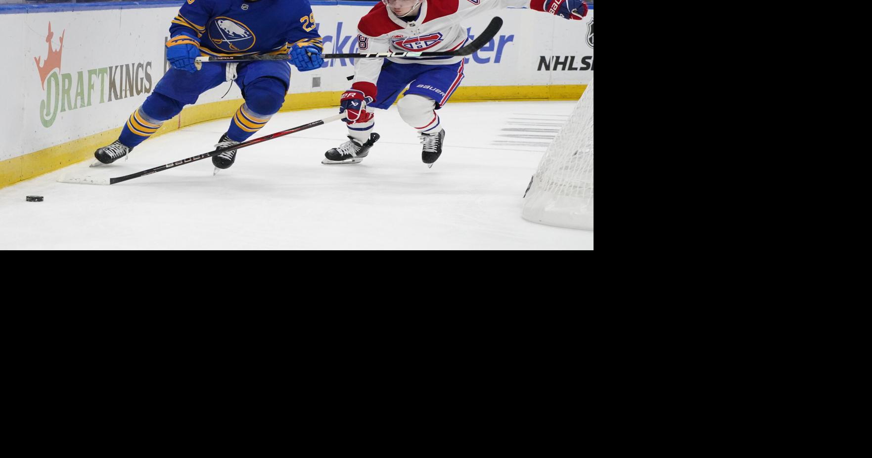 Buffalo Sabres Beck Malenstyn hand injury