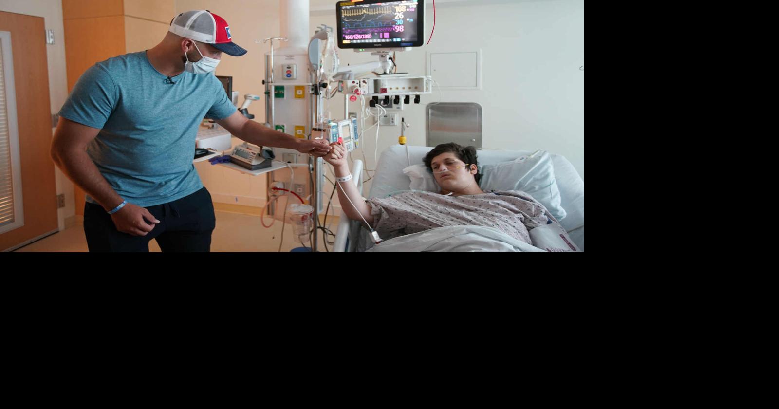 Photos: Josh Allen tours Oishei Children's Hospital
