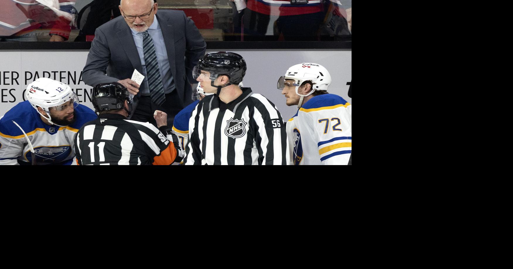 Lindy Ruff says Habs are 'going down easy' to draw penalties