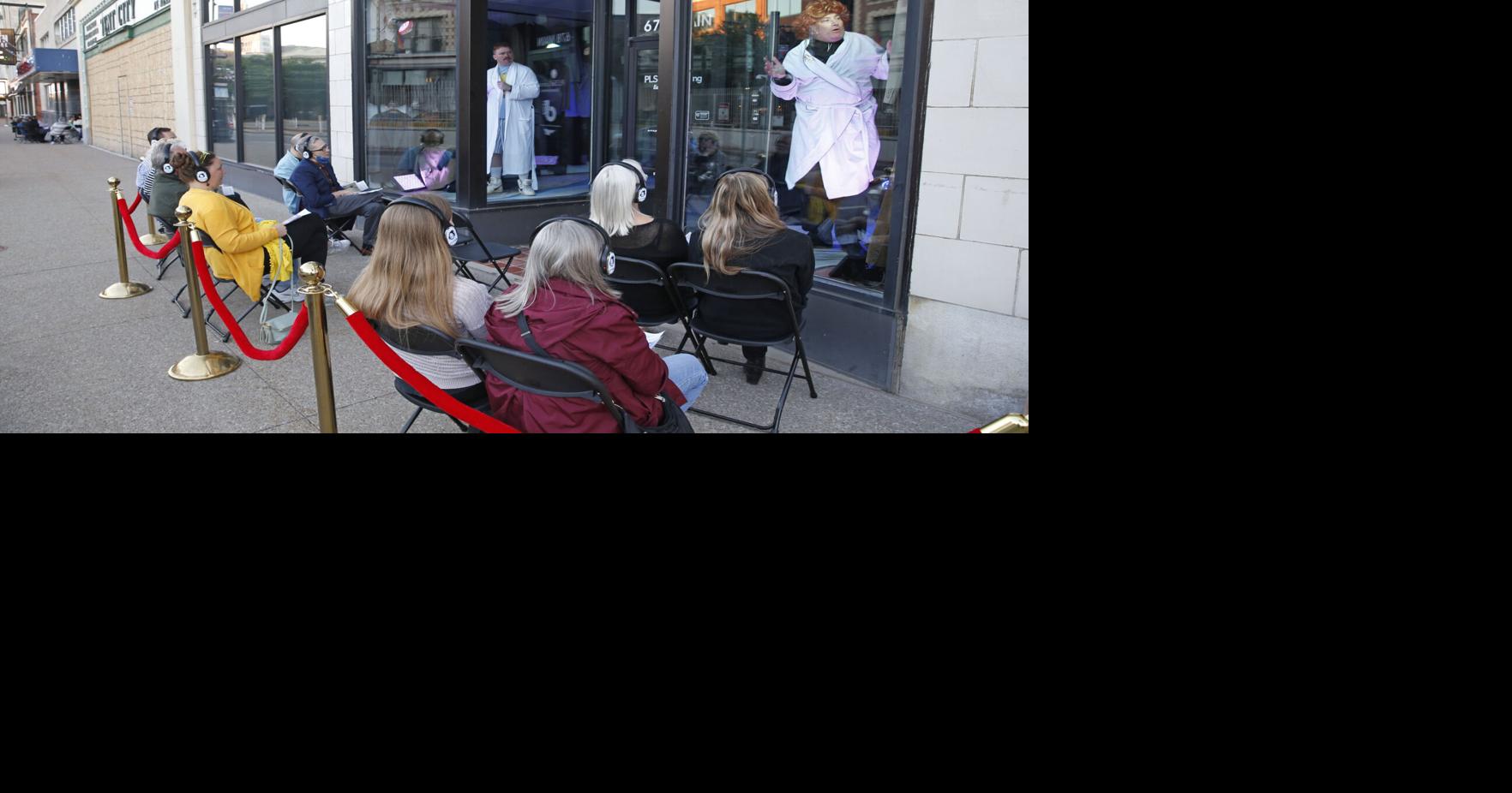 Alleyway's unique storefront presentation of 'Quickies' deserves an ovation