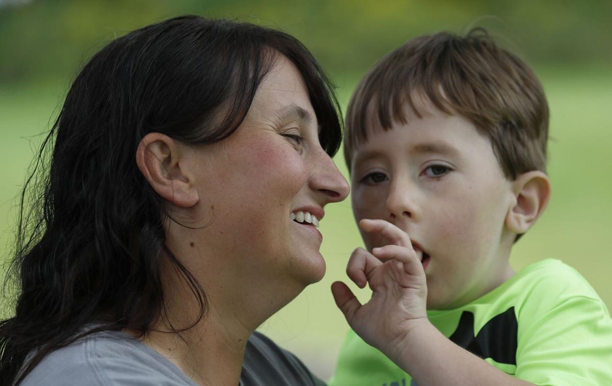 Kids Day: Happy and strong-willed, Jaxson Bauer makes progress with ...