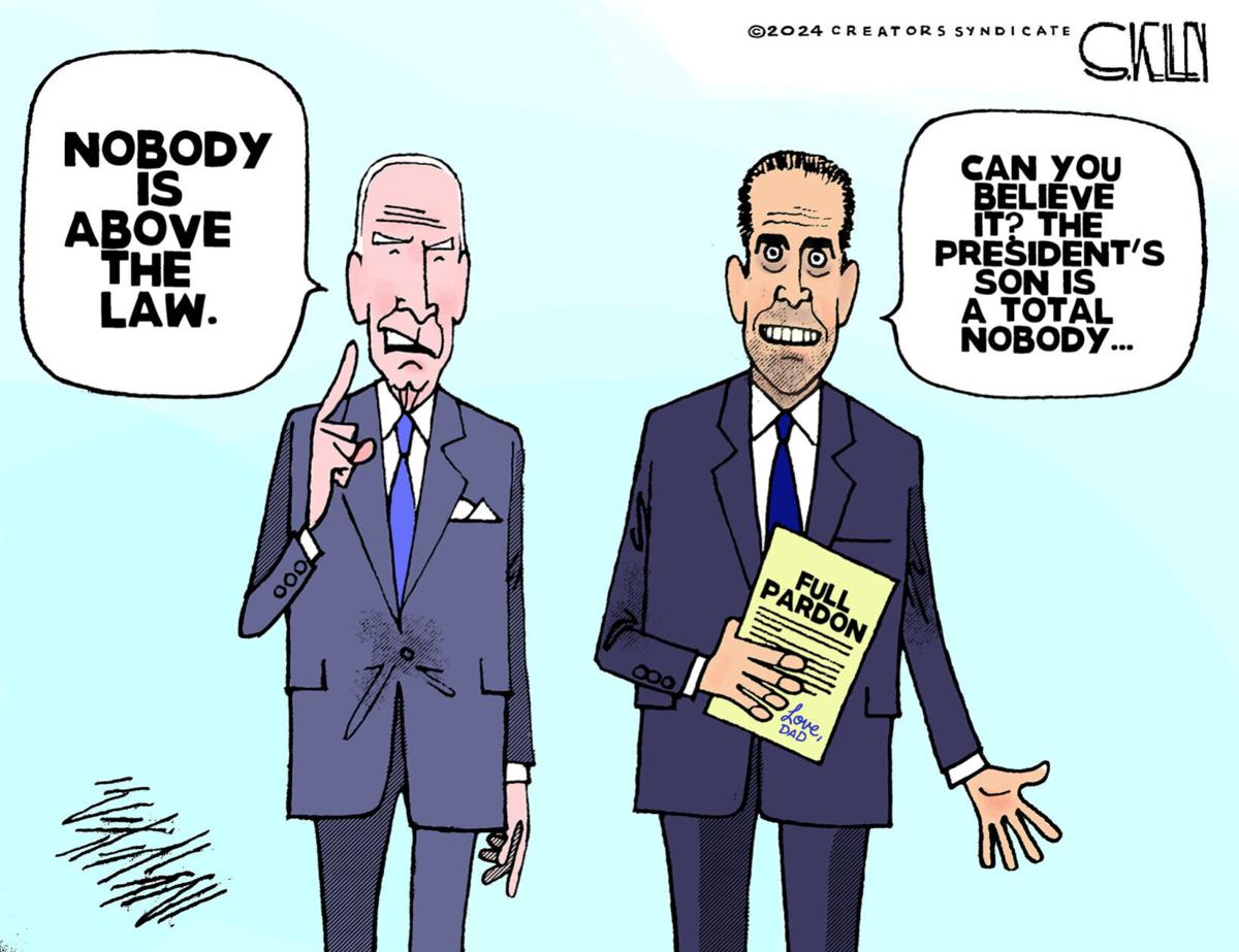10 political cartoons pan Hunter Biden's pardon