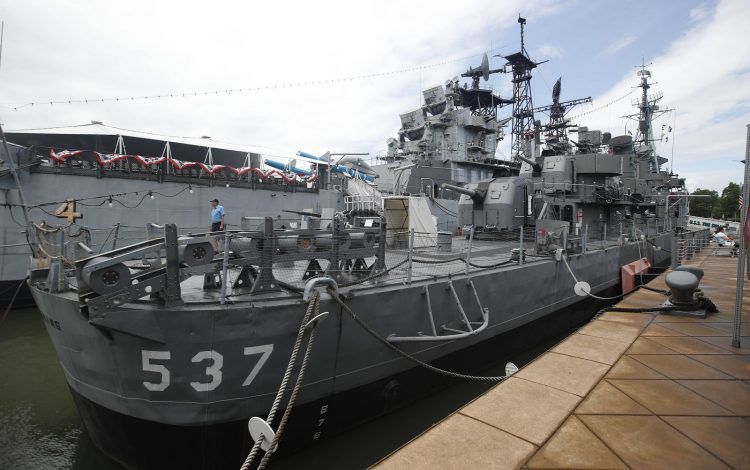 Granddaughter of one of the famed WWII Sullivan brothers here on Monday