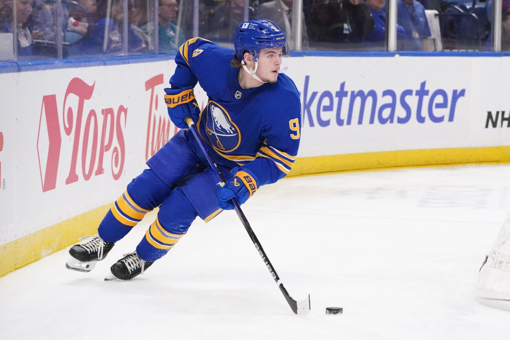 Sabres wing Zach Benson sets goal of consistency for season