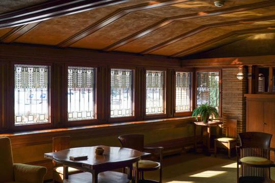 Photos: Tree of Life art glass windows at the Darwin Martin House