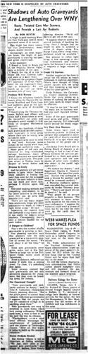July 9, 1964: WNY crisis: Junk yards