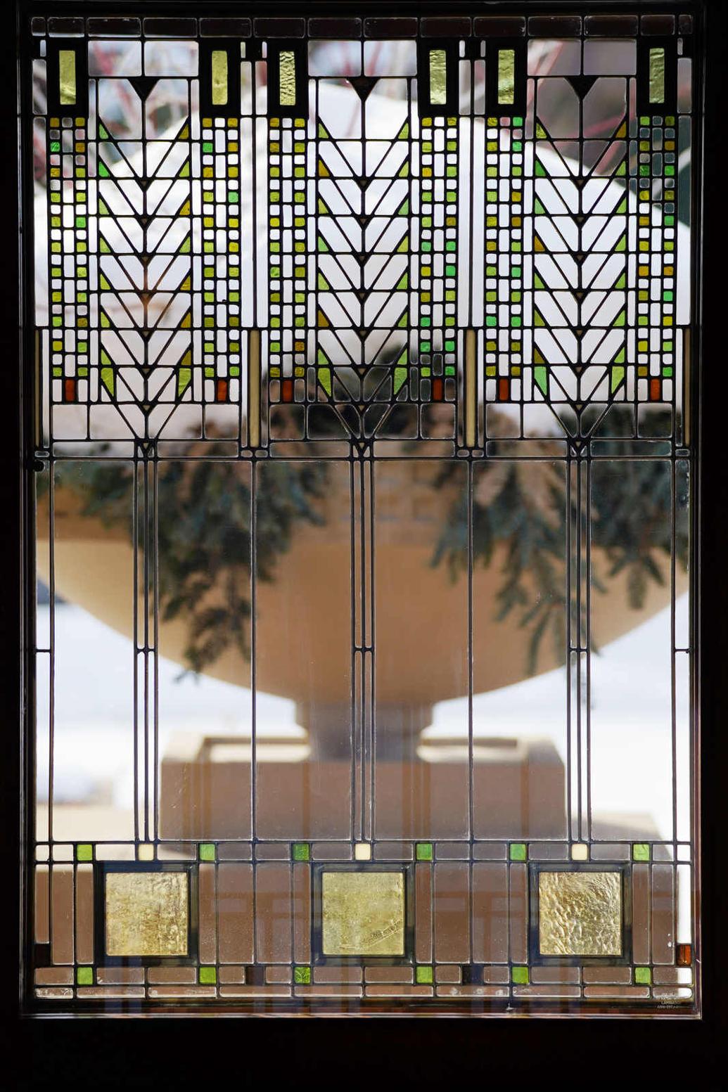 Photos: Tree of Life art glass windows at the Darwin Martin House