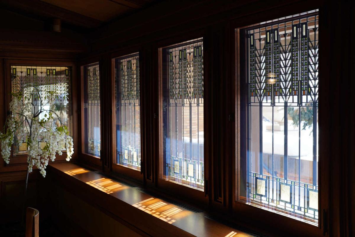 Photos: Tree of Life art glass windows at the Darwin Martin House