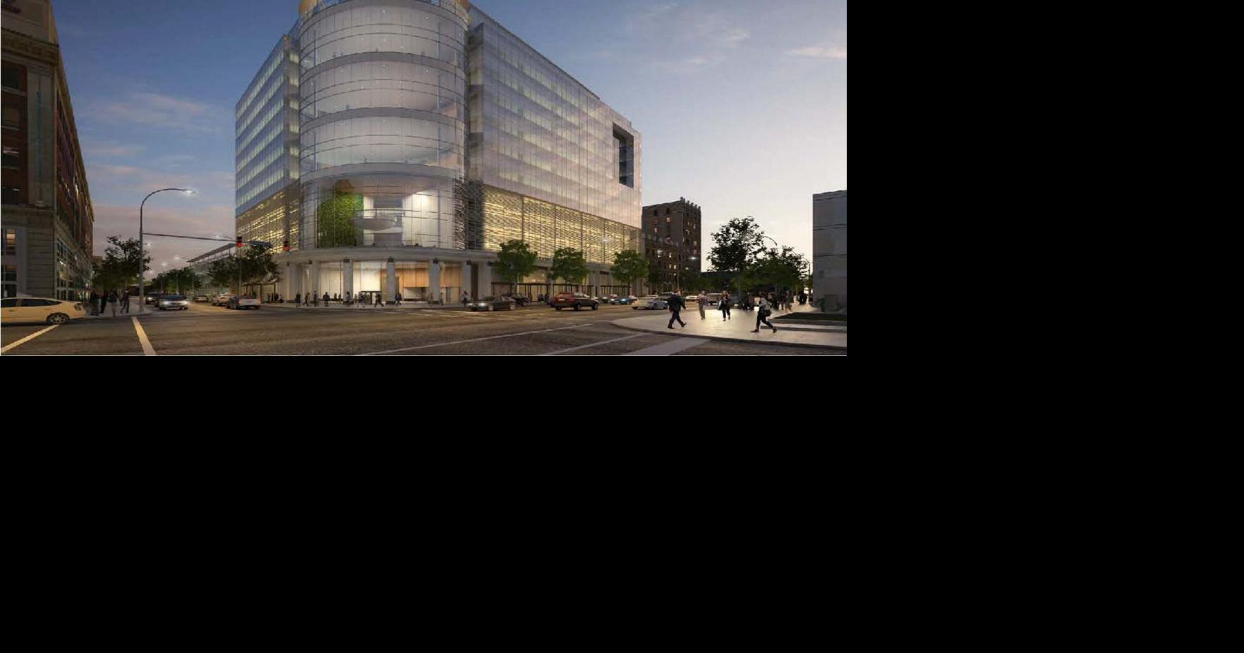 Uniland building larger parking ramp for Delaware North building