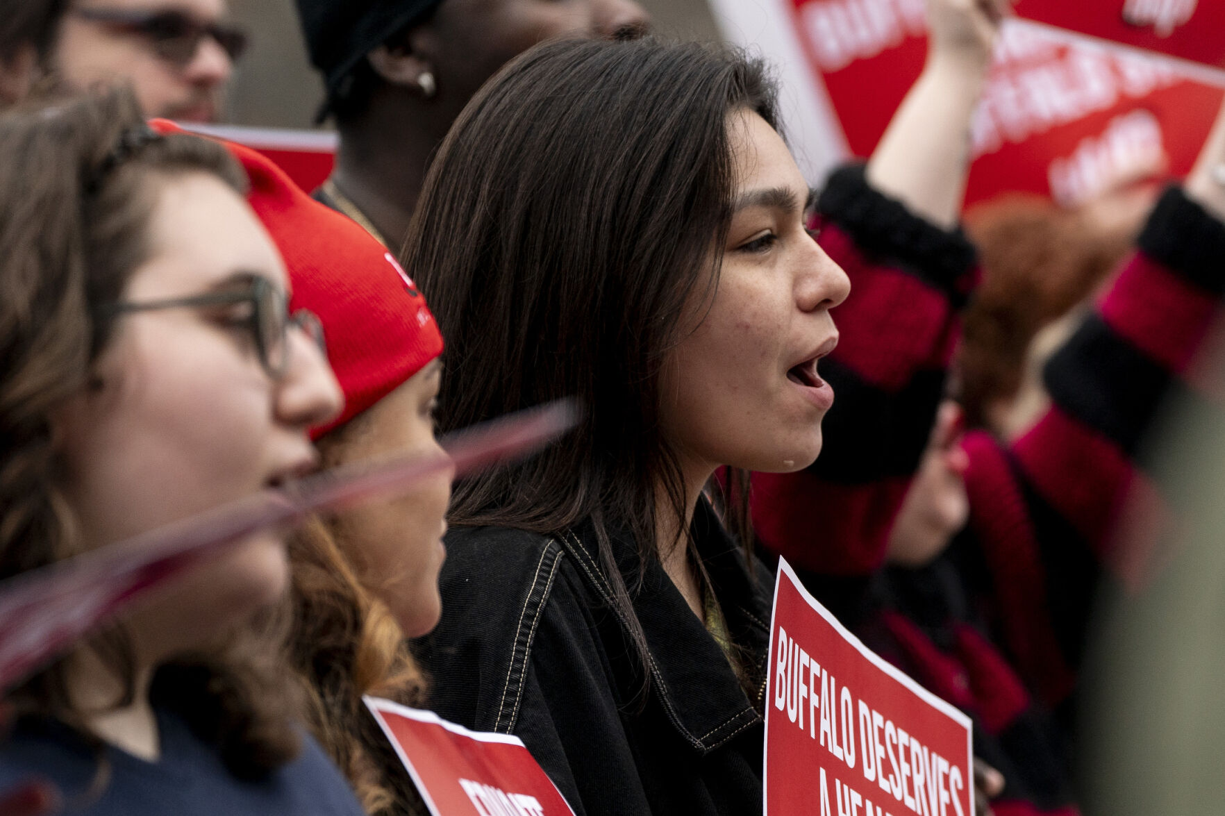Students, faculty rally against Buffalo State cuts