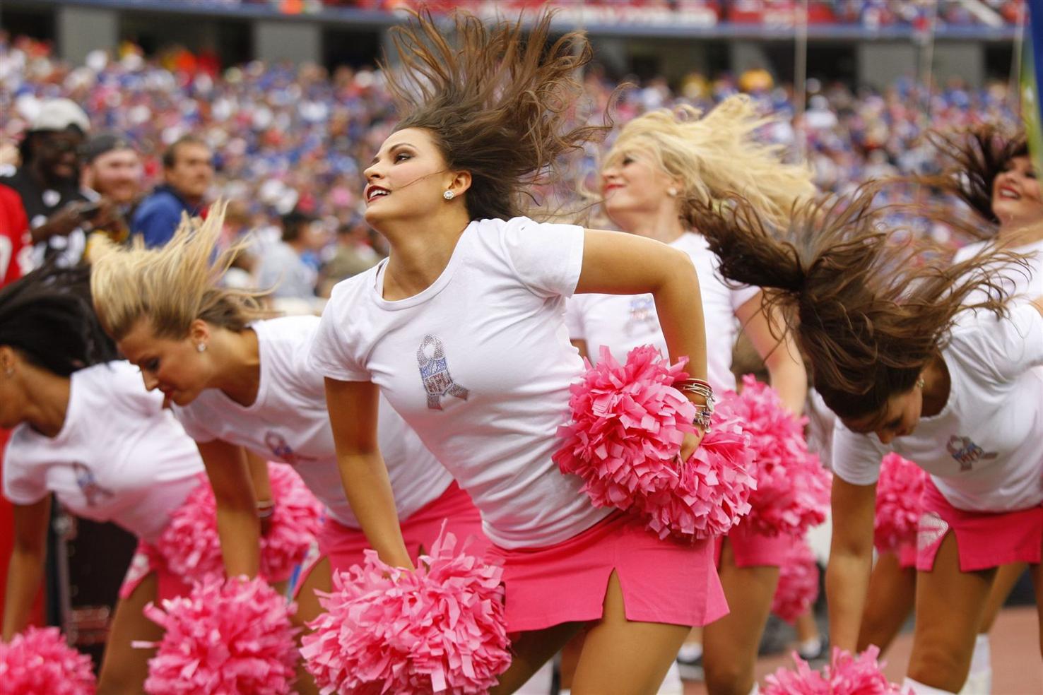 Decades of Buffalo Jills cheerleaders