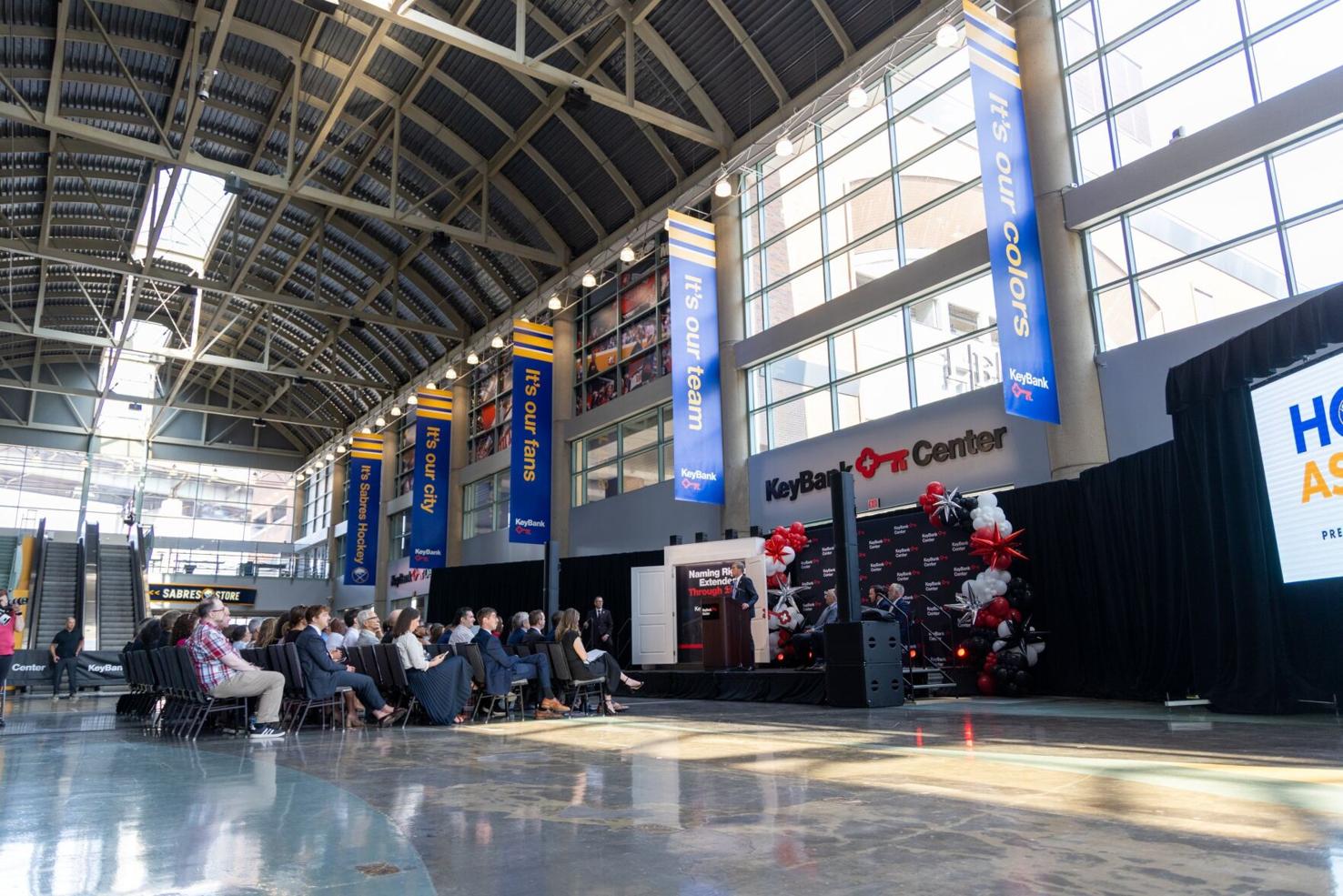Sabres reach 10-year extension with arena namesake KeyBank