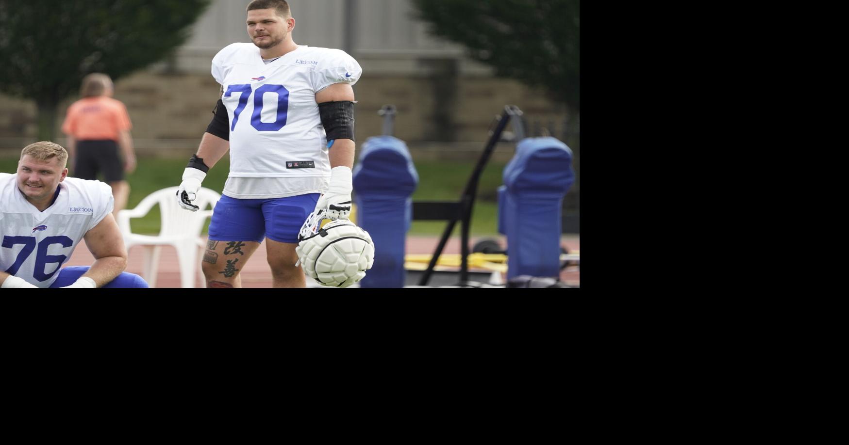 Bills' reserve lineman Alec Anderson taken to hospital