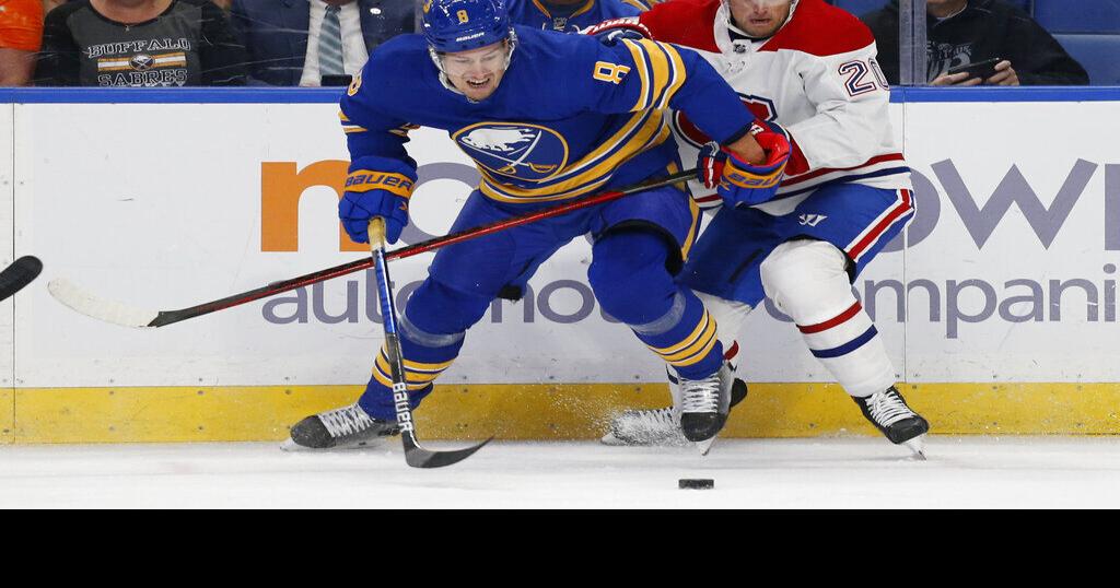 Sabres Notebook: Robert Hagg has a block party on defense in opener