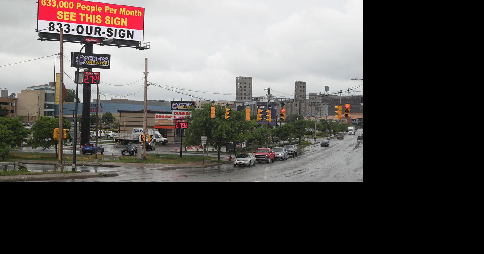 Billboard near Buffalo casino is a sign of times for Seneca Nation