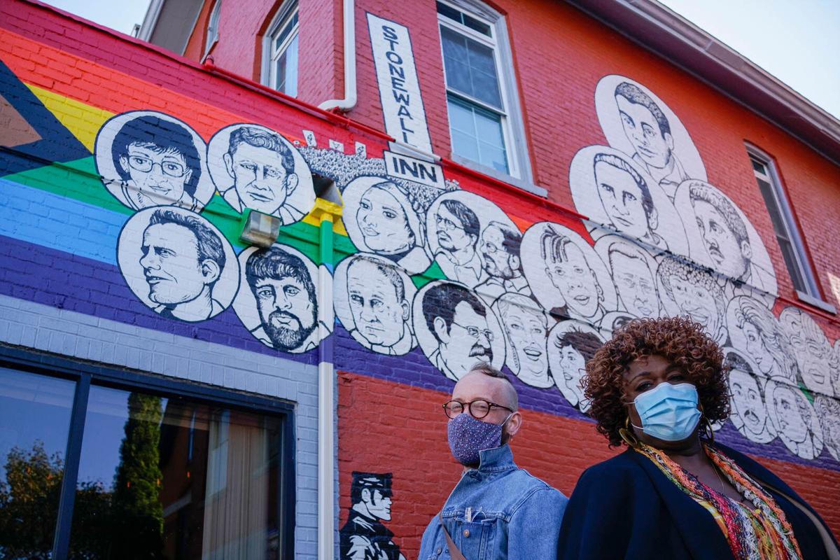 New mural in Allentown focuses on giants in LGBTQ community
