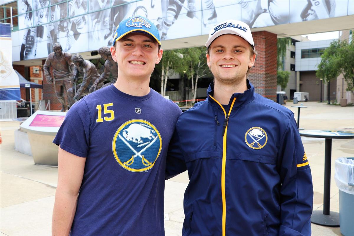 Smiles at Buffalo Sabres Fan Fest in Alumni Plaza | Multimedia ...