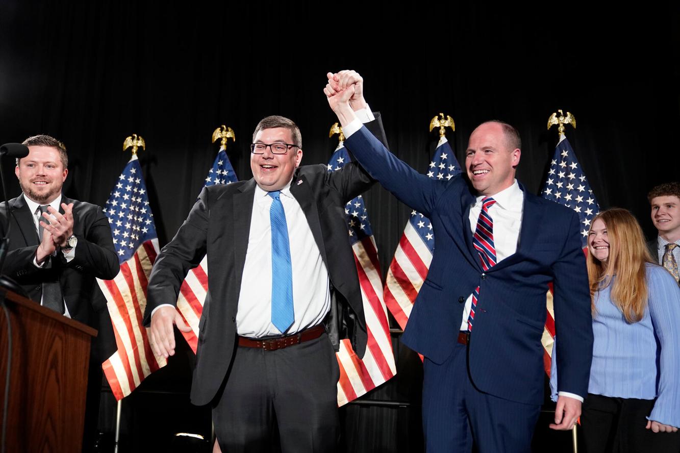 Photos: Tim Kennedy celebrates special election victory