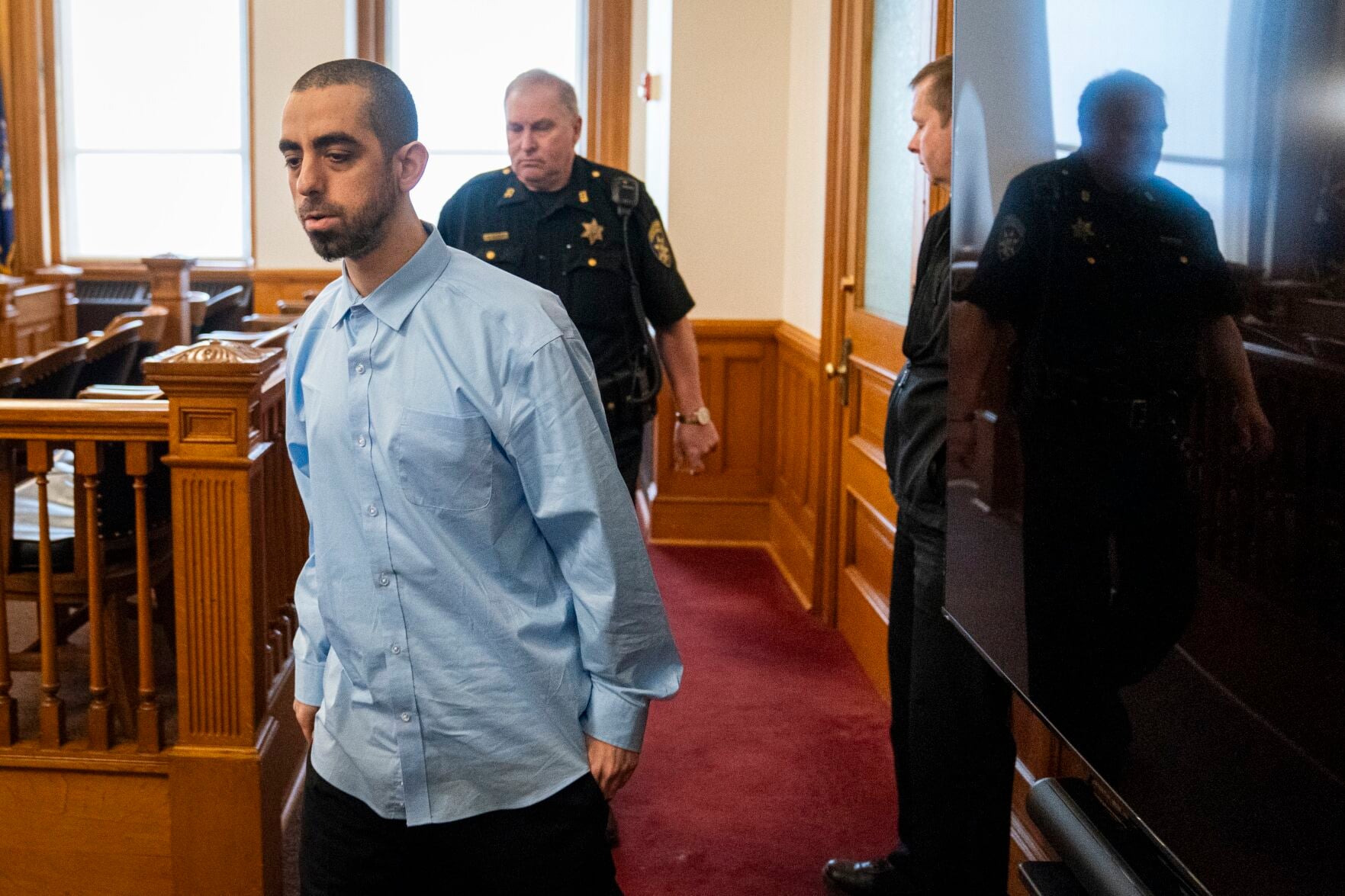 Photos: Trial of Hadi Matar, accused of stabbing Salman Rushdie at ...