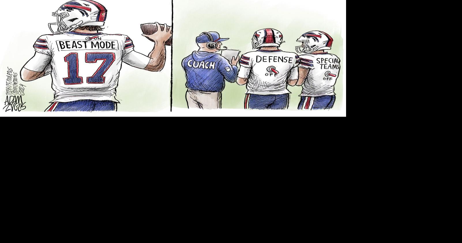 Adam Zyglis: Josh Allen Engaged