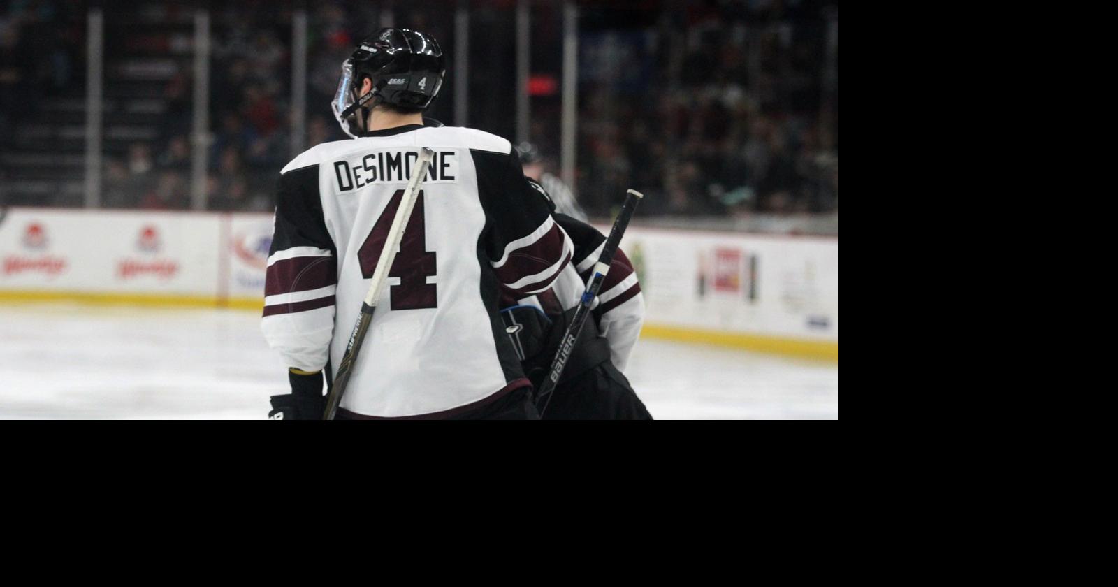 East Amherst's DeSimone makes his NHL debut with Flames; Gilbert also ...