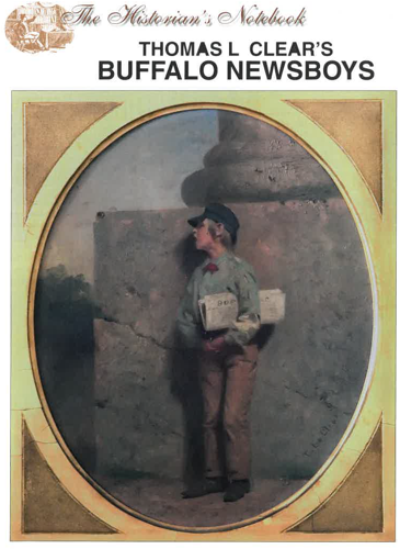 A painting honoring the newsboy a reminder of a very special delivery