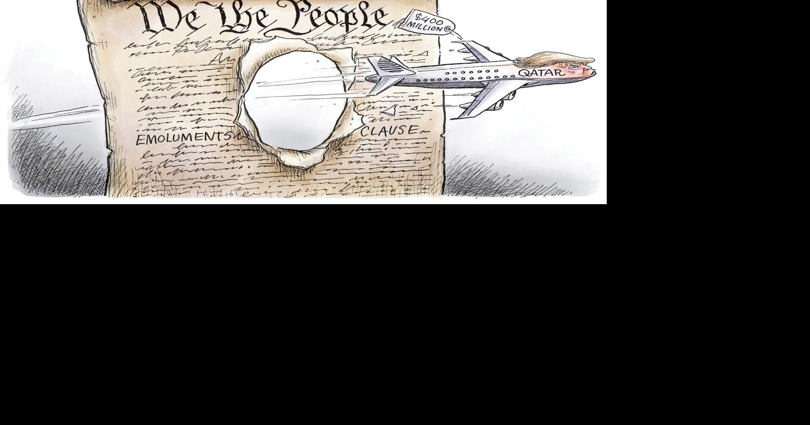 Adam Zyglis: Emoluments Clause