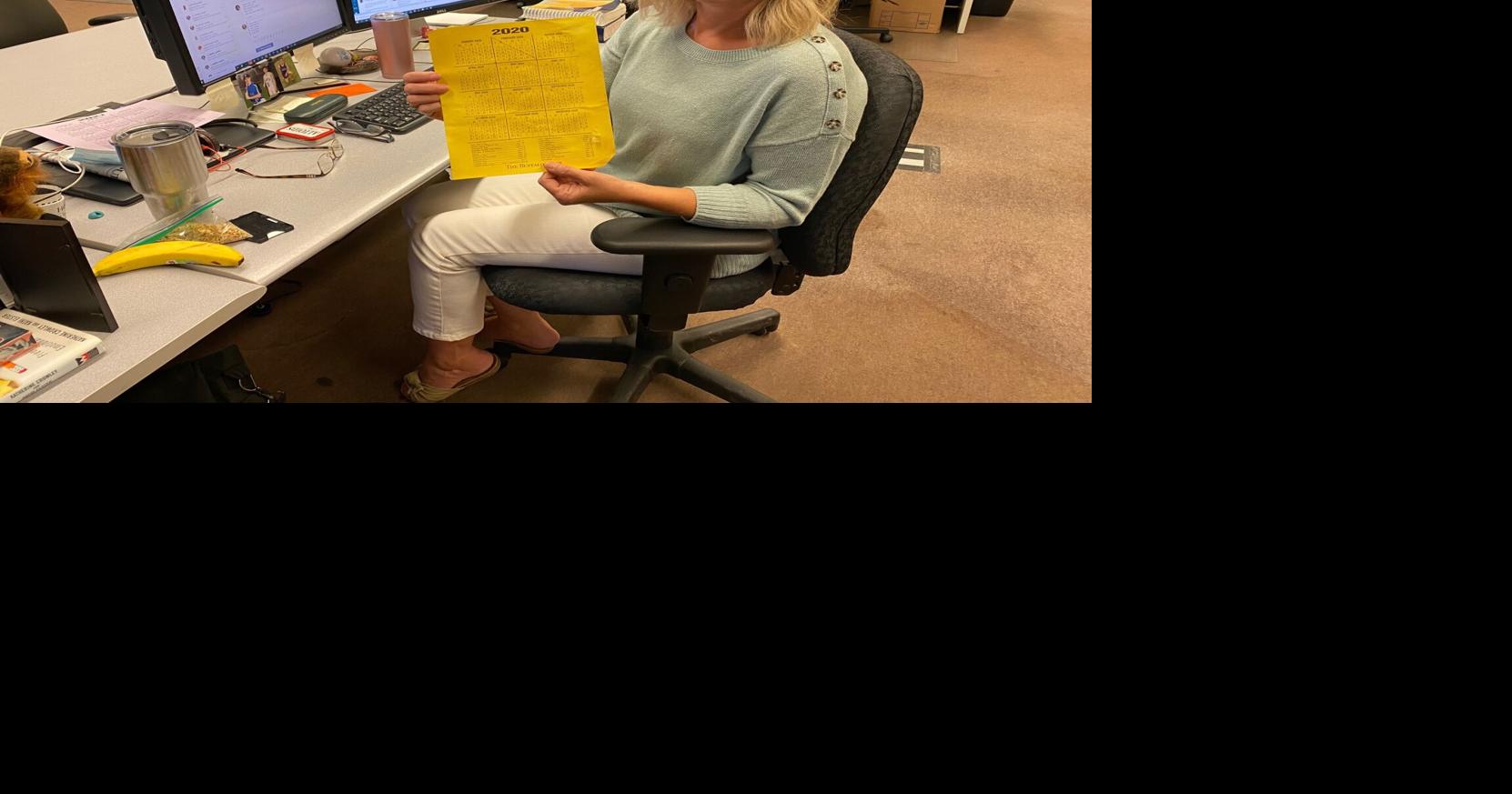 Sharon Gleason in newsroom