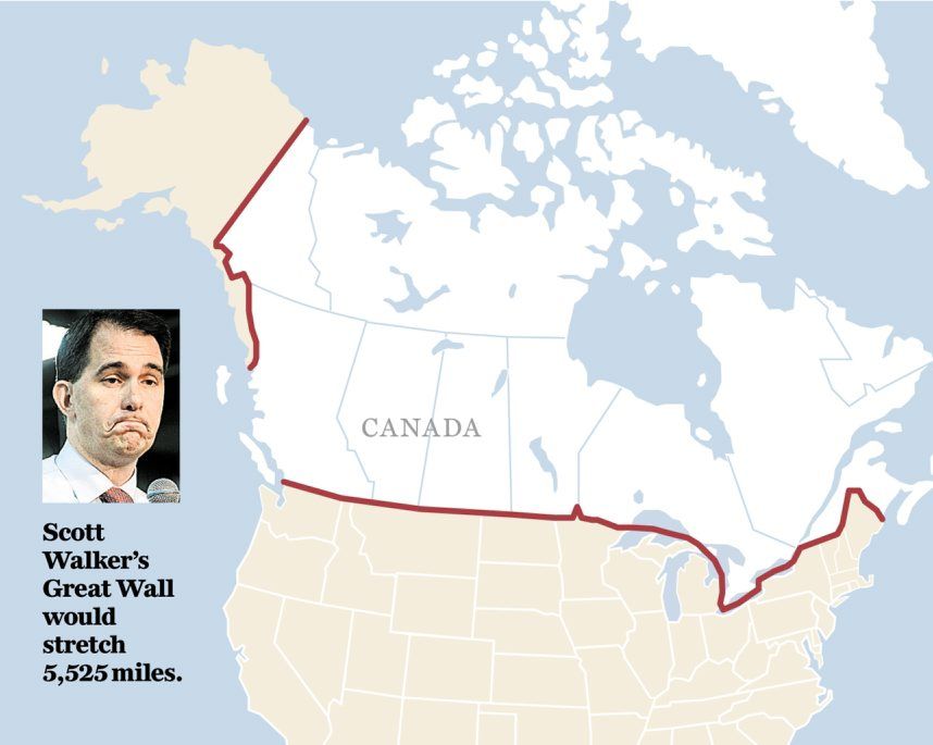 Walker’s wall notion borders on the absurd
