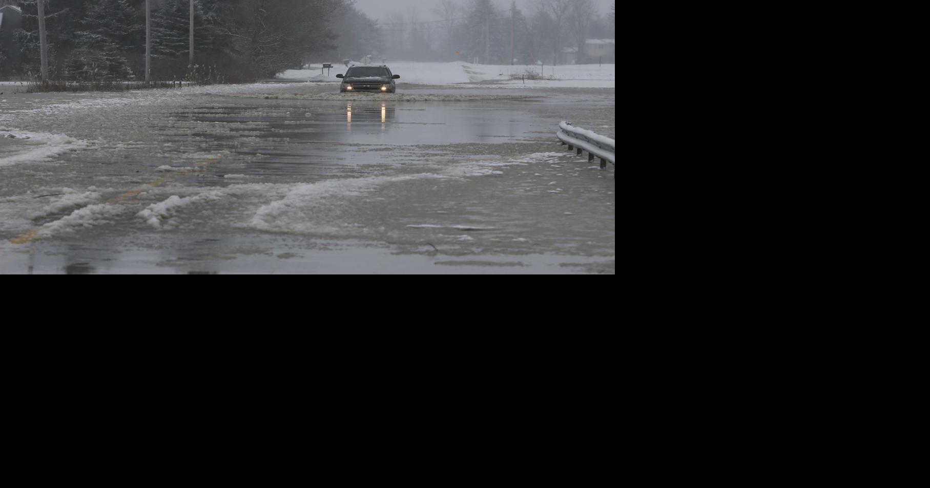 Tonawanda Creek receding after reaching flood stage Tuesday