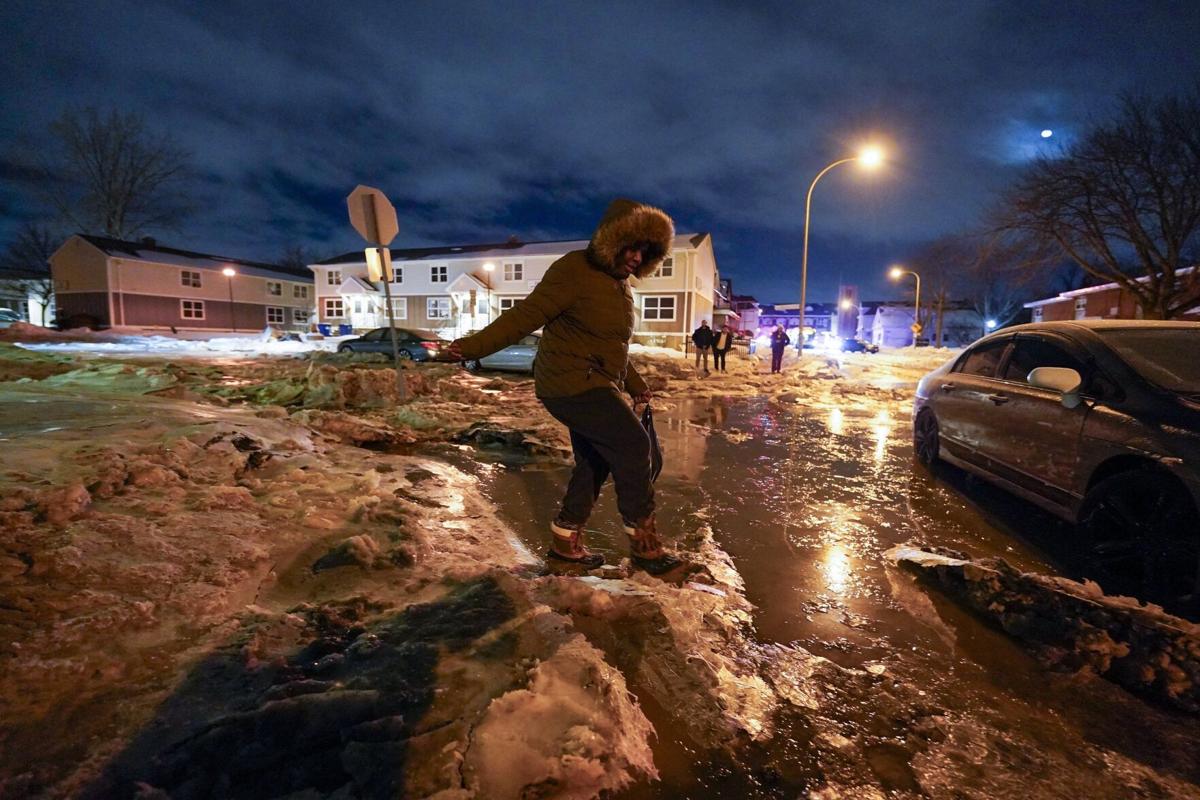 Two water main breaks caused major flooding in Buffalo