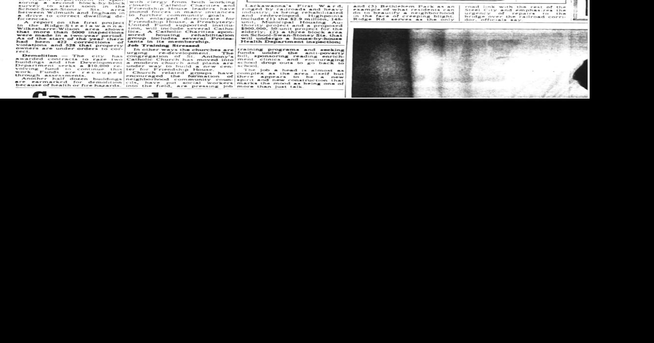 Feb. 19, 1965: In Lackawanna, '1st Ward slum is vanishing'