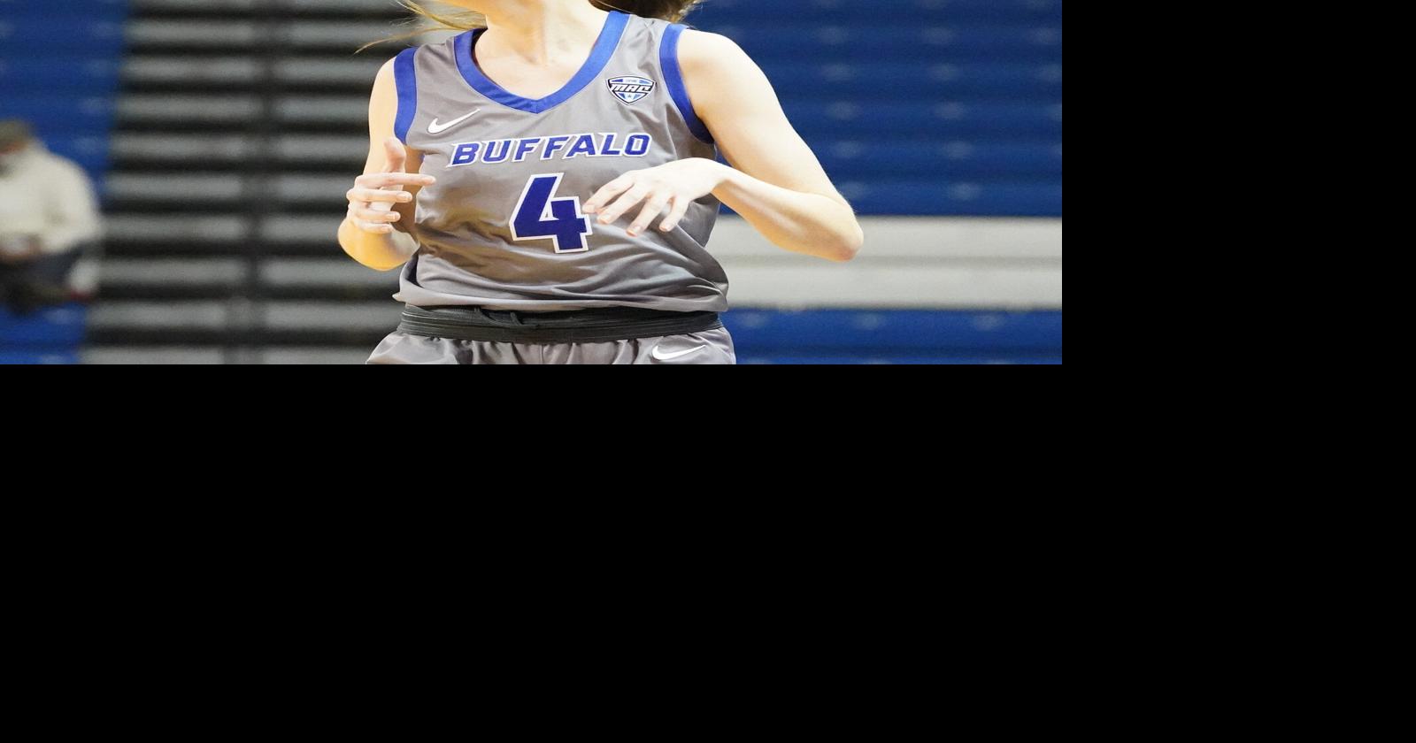 UB women's basketball players Georgia Woolley, Saniaa Wilson follow ...