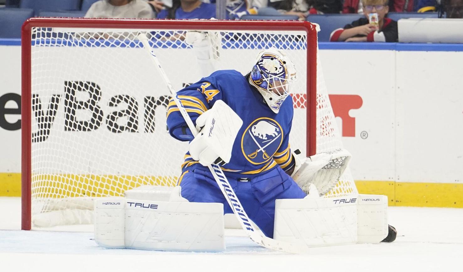 Buffalo Sabres goalie Alex Lyon steps up to start
