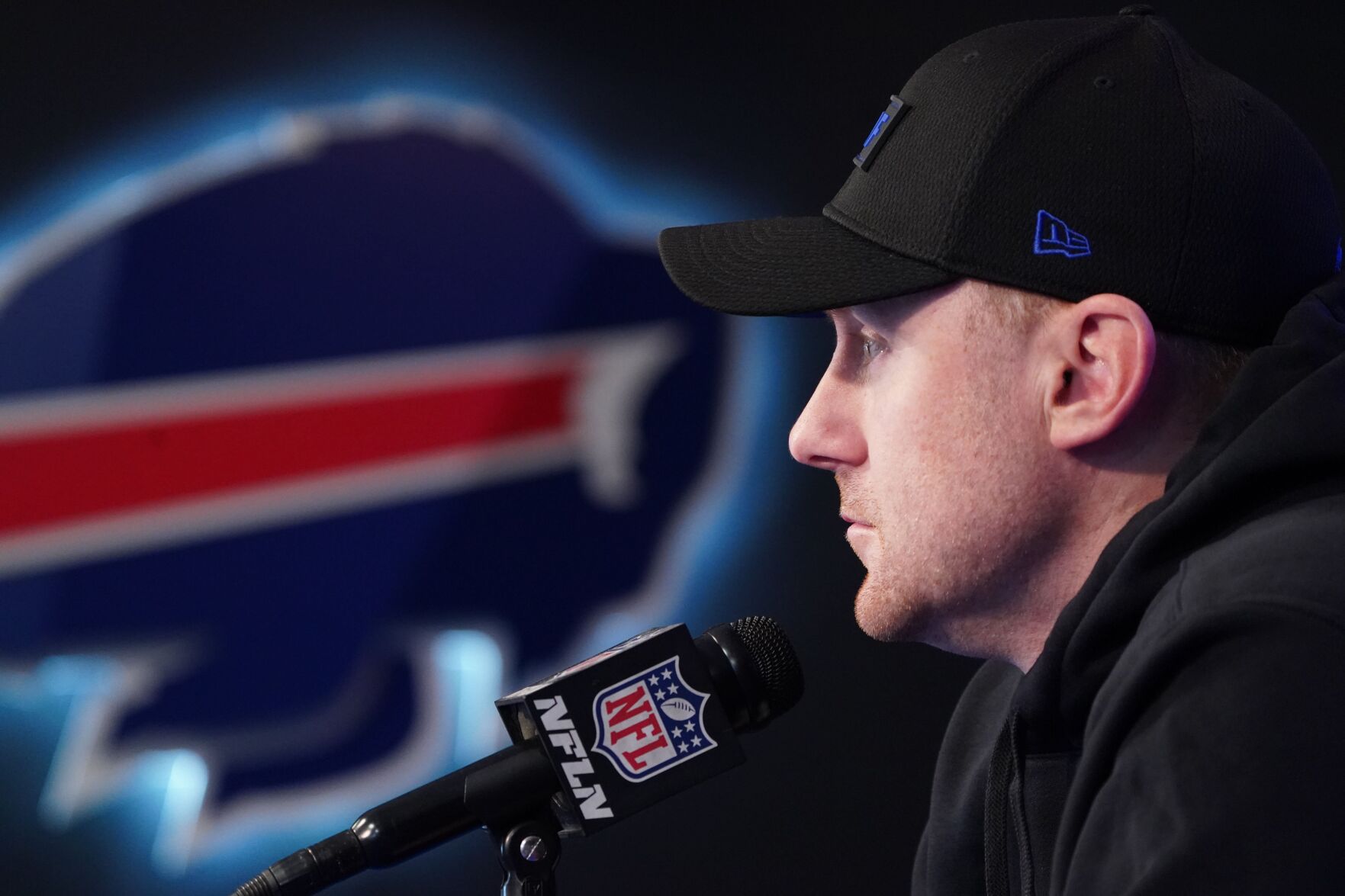 Bills coach Joe Brady shares early thoughts on running team