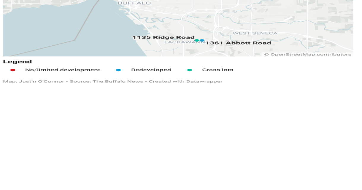 Zombie Gas Stations Map