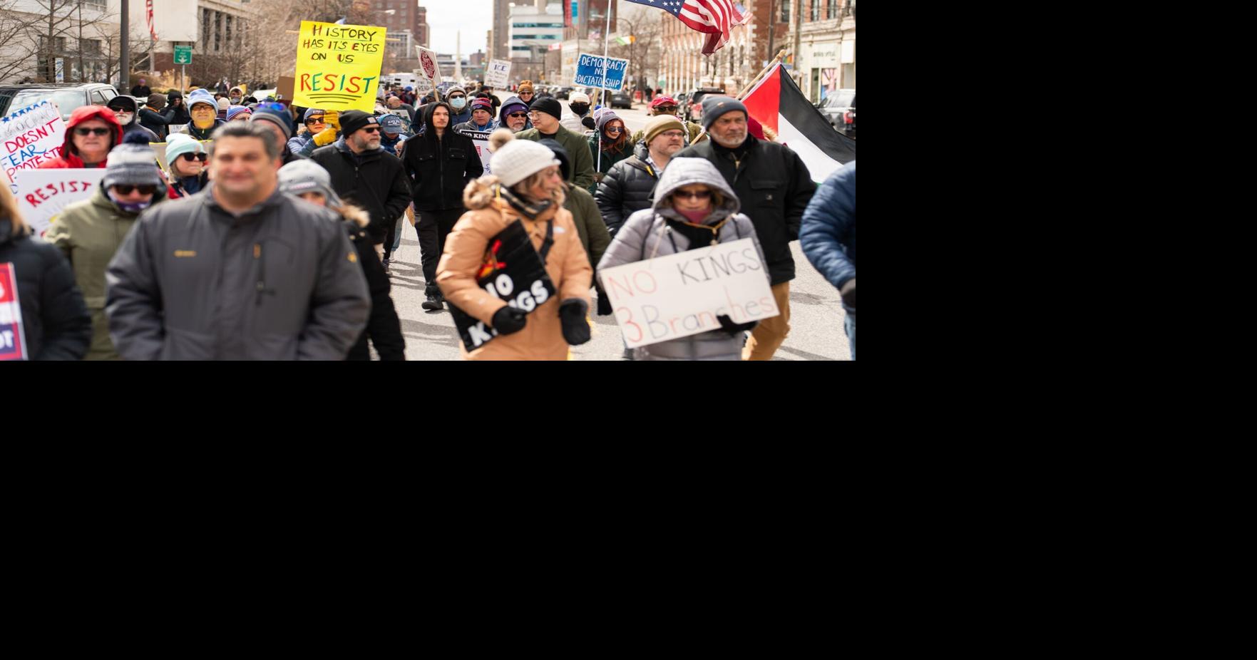 'No Kings' Trump protests draw thousands across Buffalo area