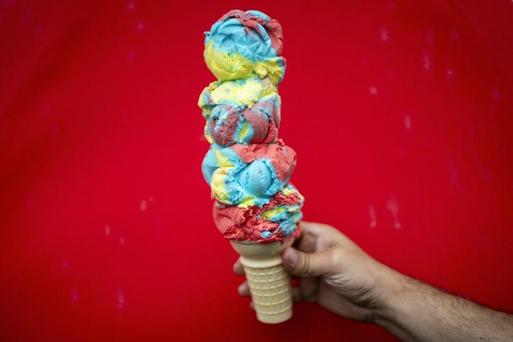 Check out the towering ice cream cones at Frosty's