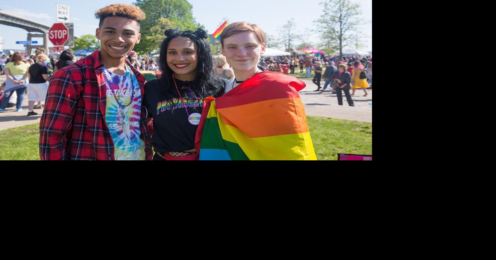 Smiles at Buffalo Pride Festival at Canalside